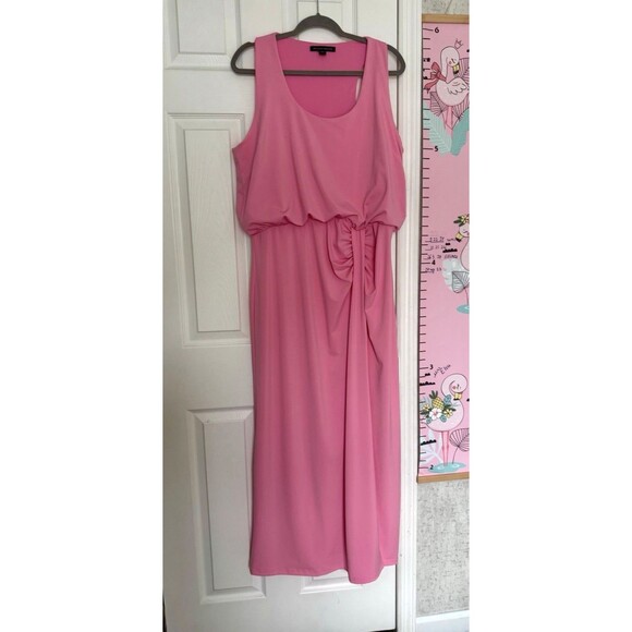 Boston Proper | Dresses | Boston Proper Maxi Long Pink Sleeveless Dress ...
